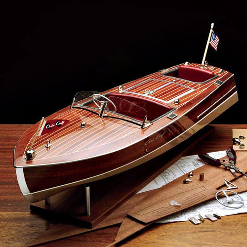Chris Craft Racing Runabout Model Kit | Made in the USA | Garrett Wade